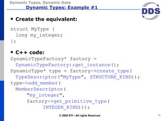 Extensible and Dynamic Topic Types For DDS (out of date) | PPT | Programming Languages | Computing