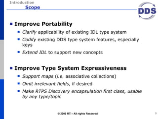 Extensible and Dynamic Topic Types For DDS (out of date) | PPT | Programming Languages | Computing
