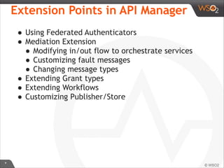 Extensible Api Management with WSO2 API Manager | PPT