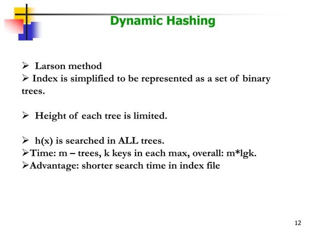 Extensible hashing | PPT
