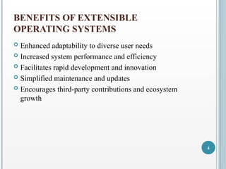 Extensible Operating Systems Slides university | PPT
