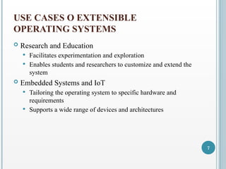 Extensible Operating Systems Slides university | PPT