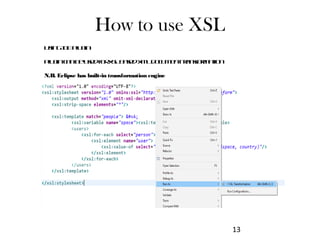 Extensible stylesheet language (Transformation) or XSLT | PPT | Web Design and HTML | Internet