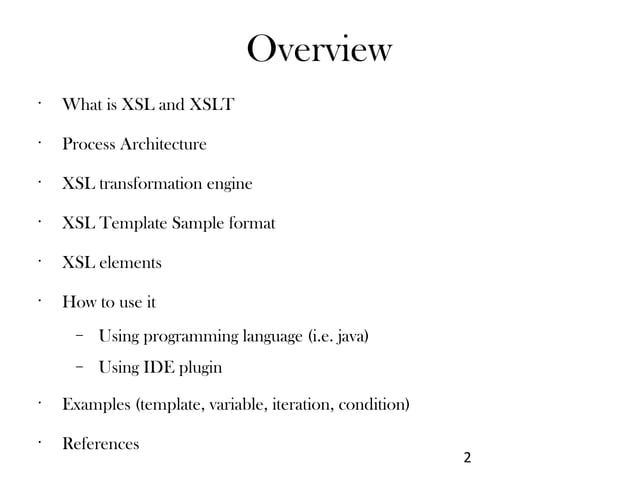 Extensible Stylesheet Language Transformation Or Xslt Ppt