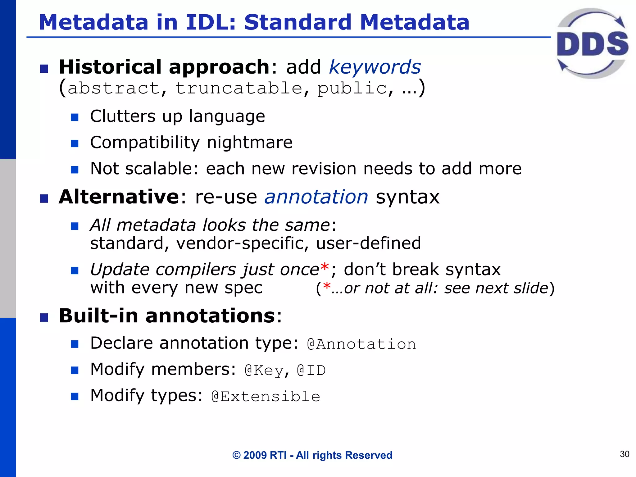 Extensible And Dynamic Topic Types For Dds Pptx Programming Languages Computing