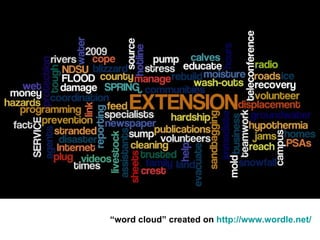 Extension | PPT | Agriculture | Industries