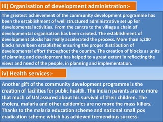 community development Programme (CDP) in rural development | PPTX
