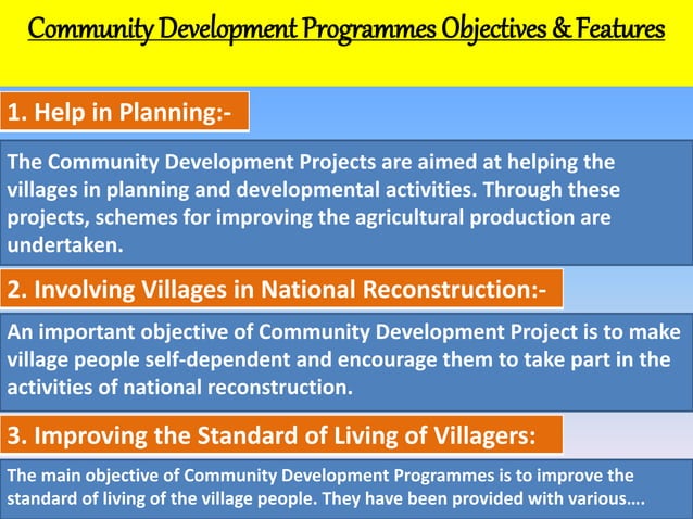 community development Programme (CDP) in rural development | PPTX