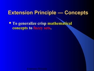 Extension principle | PPT