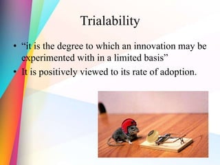 perceived attributes of innovation | PPTX