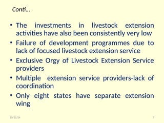 Extension Approaches for Entrepreneurship development | PPT