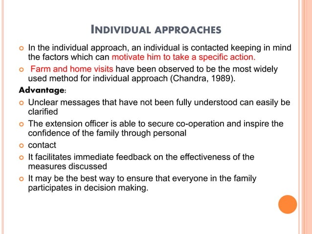 Extension education and communication | PPTX | Science