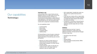 ExtensionEngine Capabilities Overview | PPT