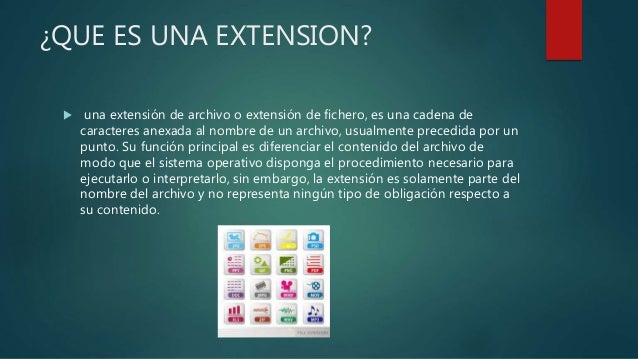 Extensiones de aplicación