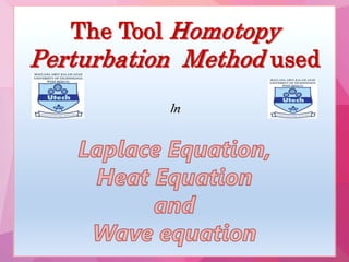 Homotopy Perturbation Method | PPTX