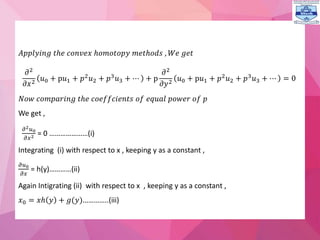 Homotopy Perturbation Method | PPTX
