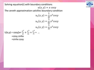 Homotopy Perturbation Method | PPTX