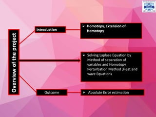 Homotopy Perturbation Method | PPTX