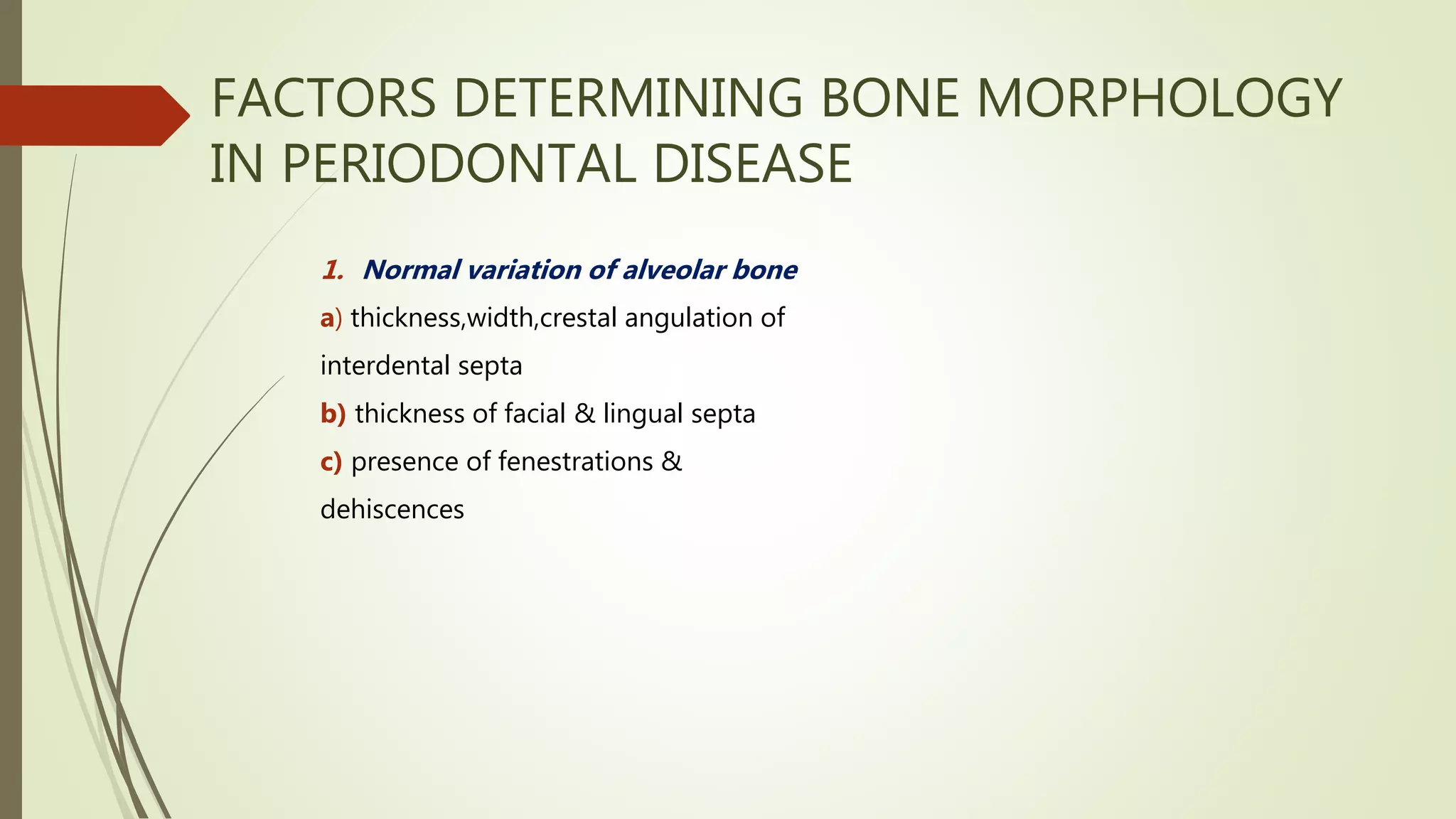 Extension of inflamation from gingiva to periodontal tissues and bone ...