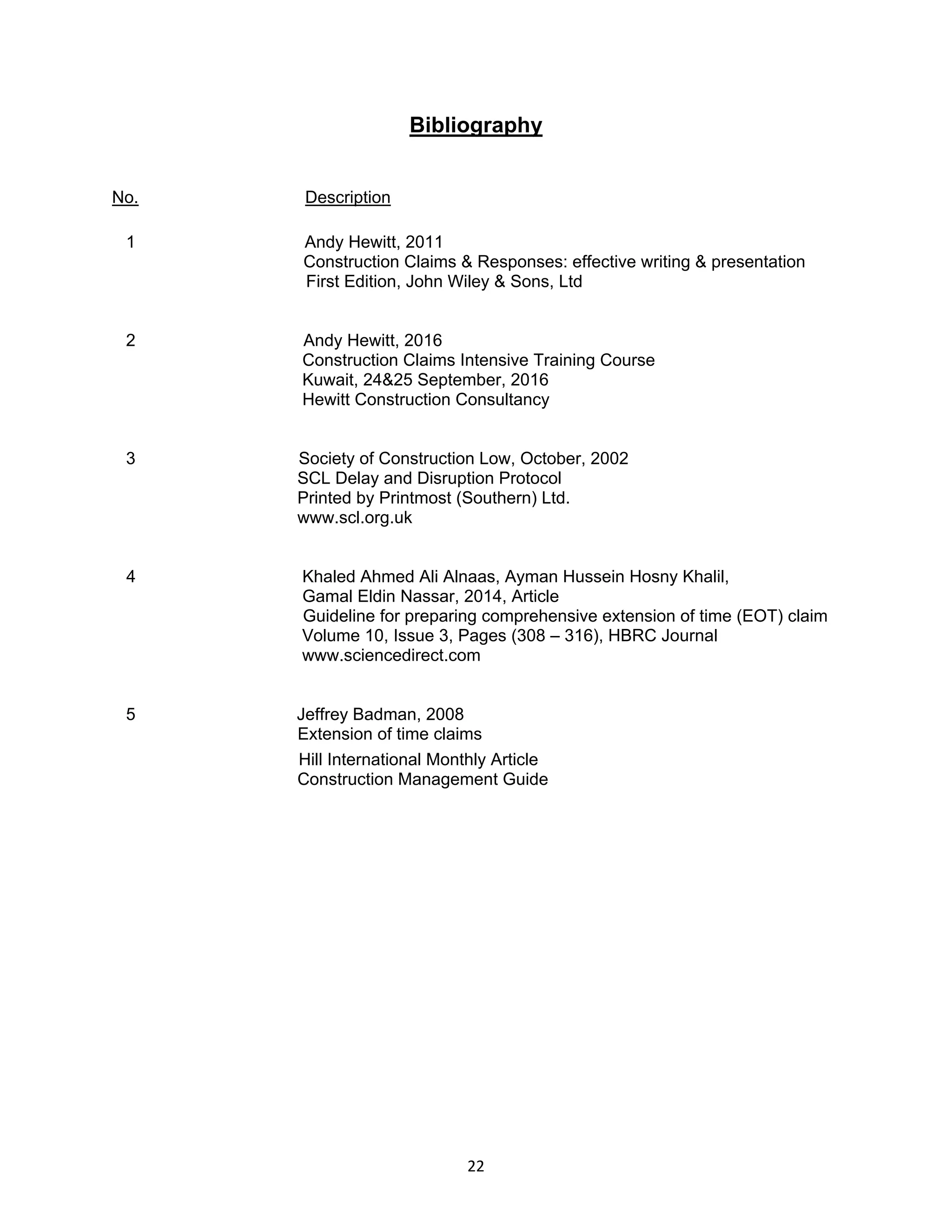 EXTENSION OF TIME CLAIMS IN OIL AND GAS CONSTRUCTION PROJECTS | PDF