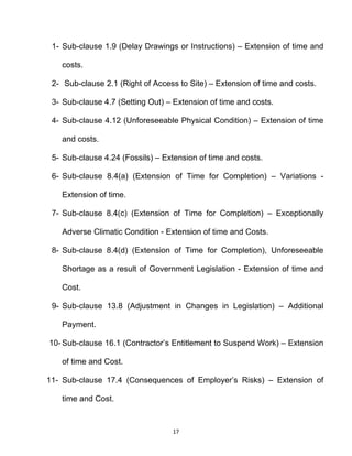 EXTENSION OF TIME CLAIMS IN OIL AND GAS CONSTRUCTION PROJECTS | PDF