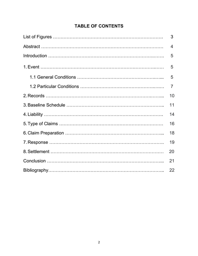 EXTENSION OF TIME CLAIMS IN OIL AND GAS CONSTRUCTION PROJECTS | PDF