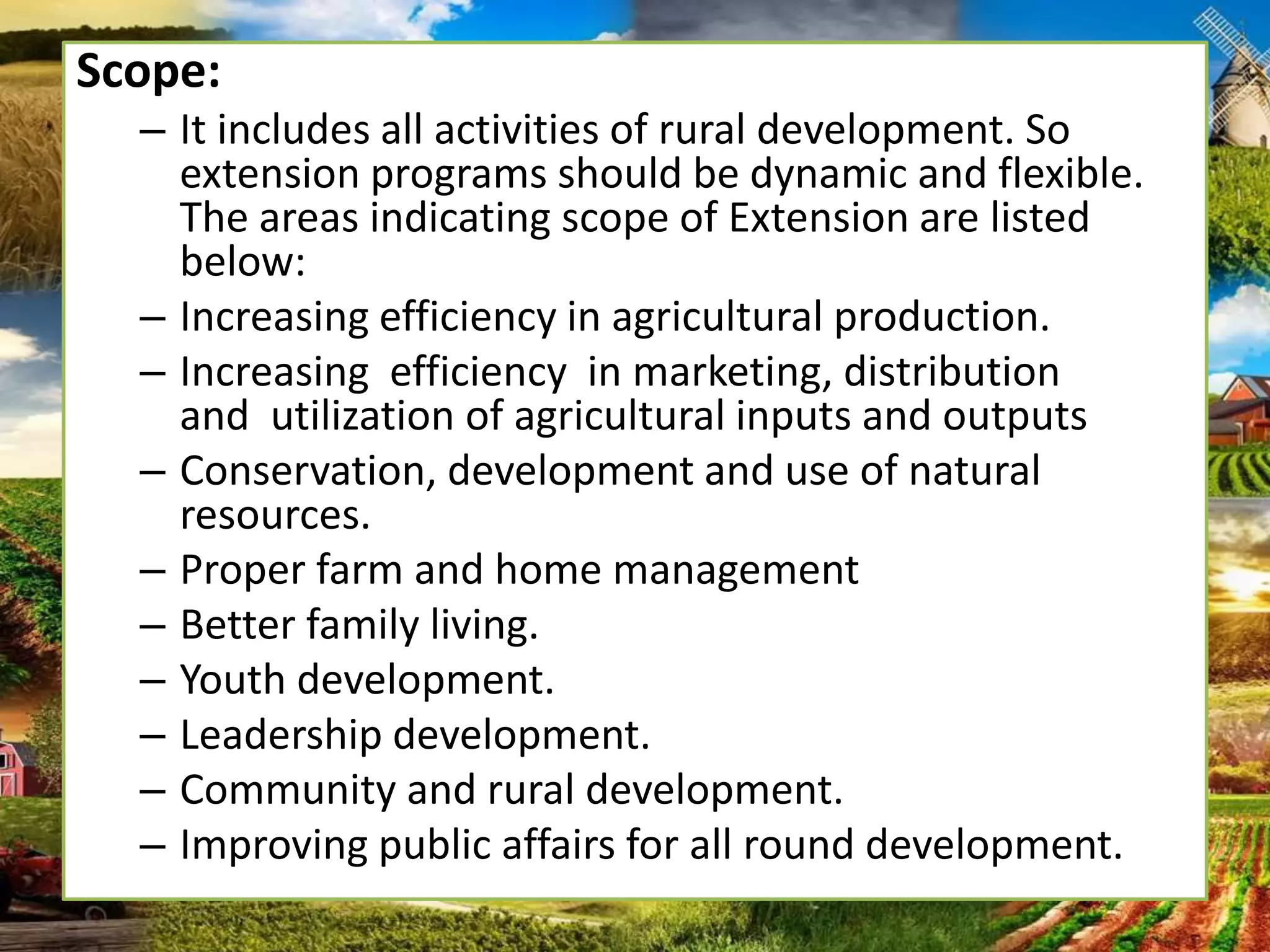 Agriculture Extension and Communication ver1.2 | PPTX