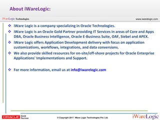 Extensions in OAF | PPT