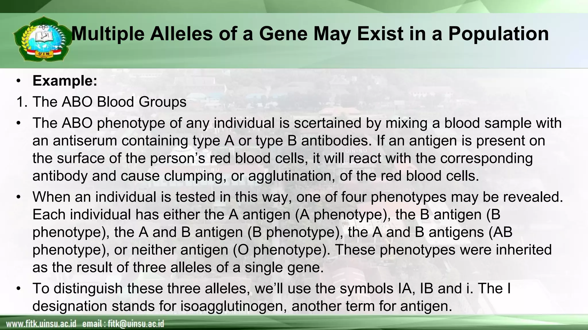 Extensions of Mendelism.ppt