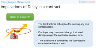 Extensions of Time - Contract Management | PPTX