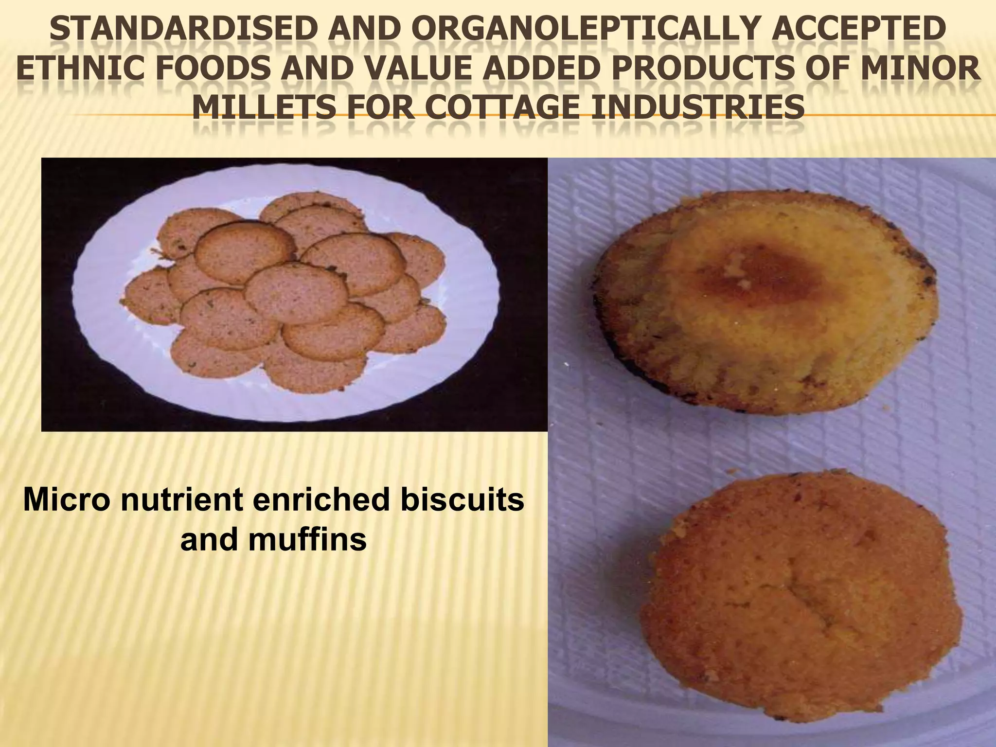 Extension strategies for popularizing millet | PPTX