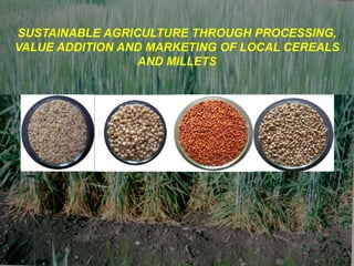 Extension strategies for popularizing millet | PPTX