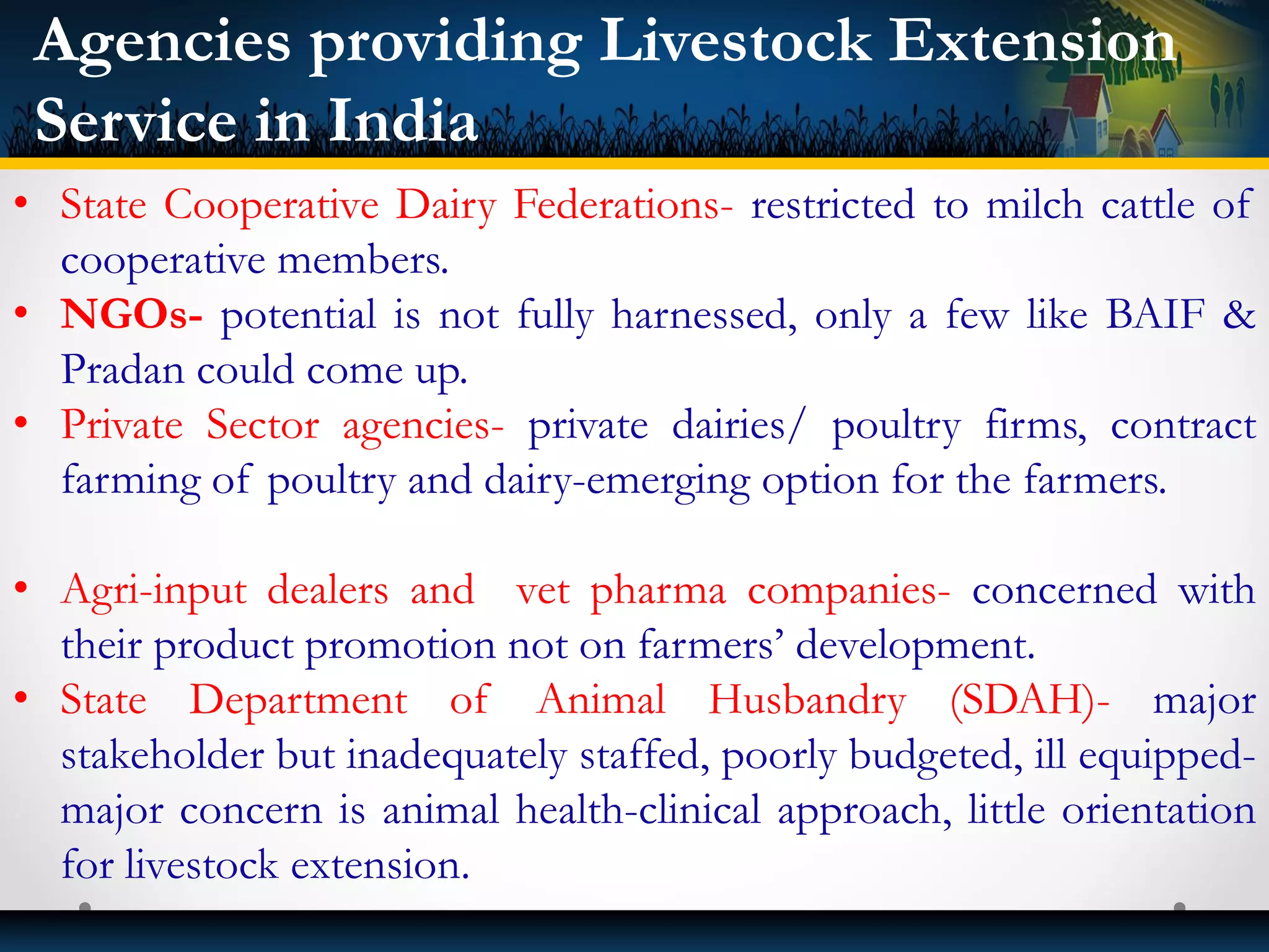Extensionstrategy livestockextension india final | PDF | Agriculture ...