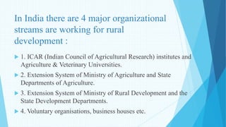 Extension system in India | PPTX