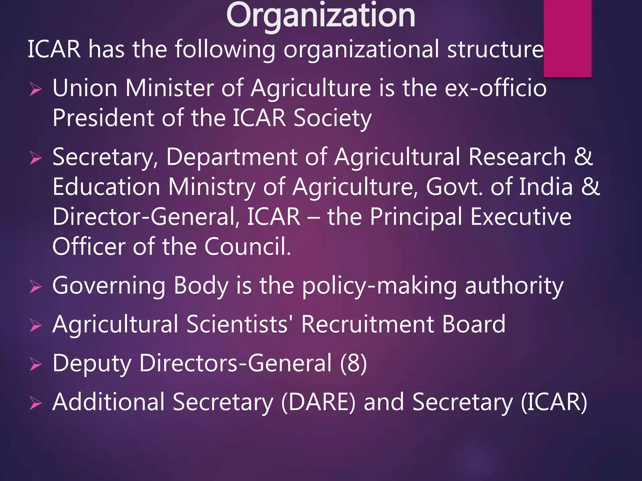 Extension system of ICAR & SAUs | PPTX