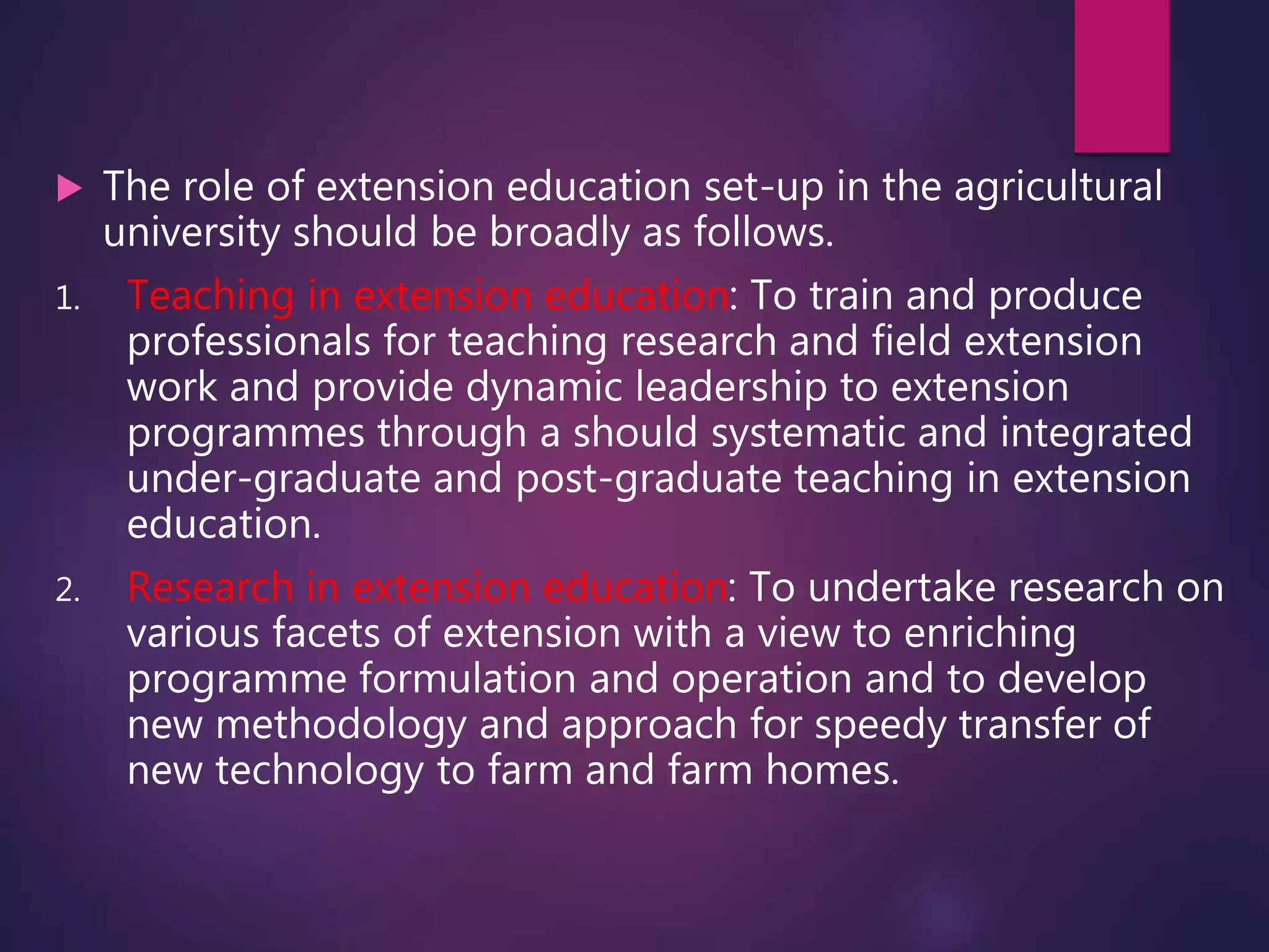 Extension system of ICAR & SAUs | PPTX