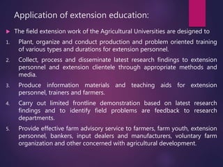 Extension system of ICAR & SAUs | PPTX