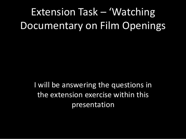 Extension task