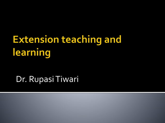 extension teaching & learning.pptx