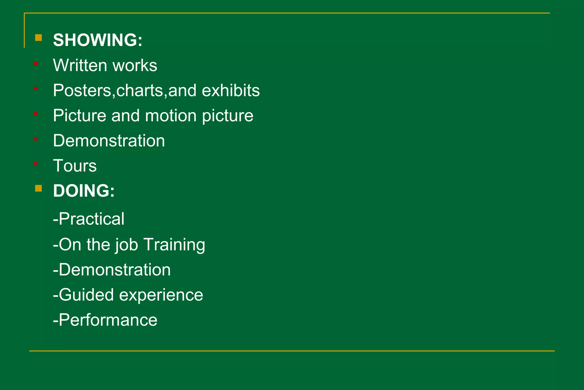 Extension teaching methods | PPT