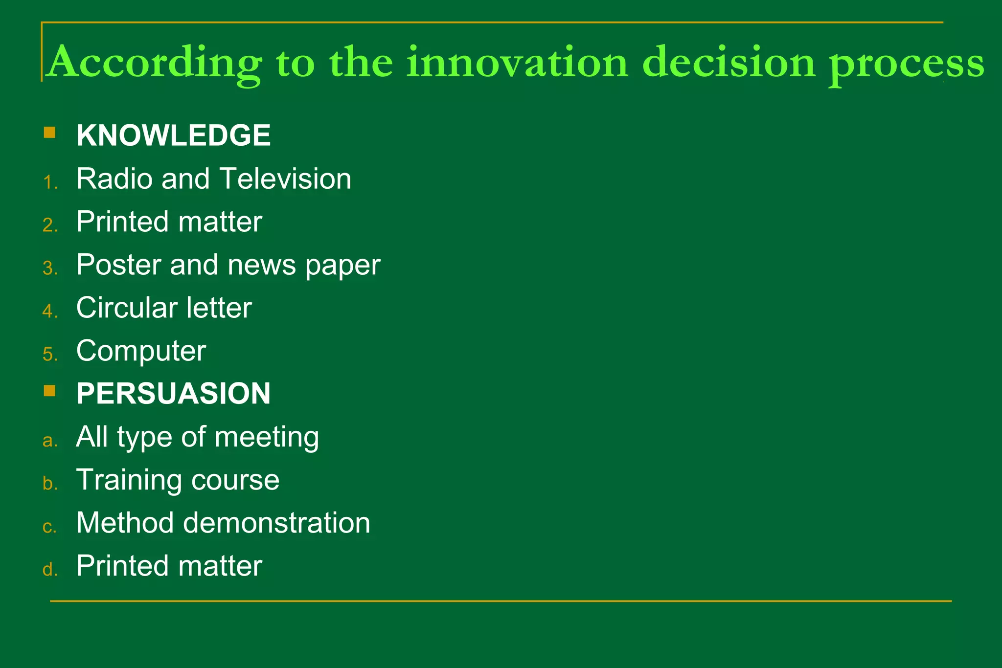 Extension teaching methods | PPT