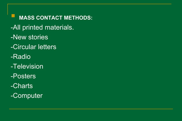 Extension teaching methods | PPT | Workshops and Classes | Hobbies ...