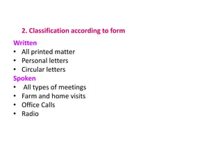 Extension teaching methods | PPTX