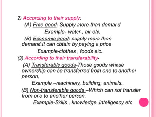 GOODS & TYPE OF GOODS | PPTX