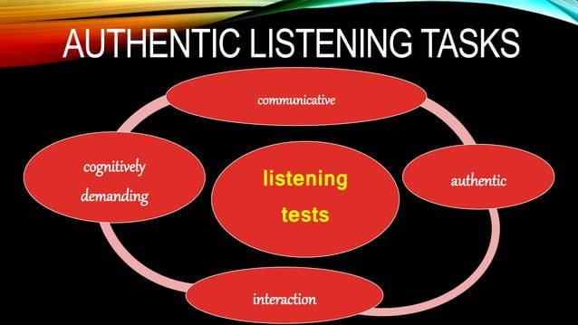 Extensive Listening Assessment | PPTX | Standardized Testing ...