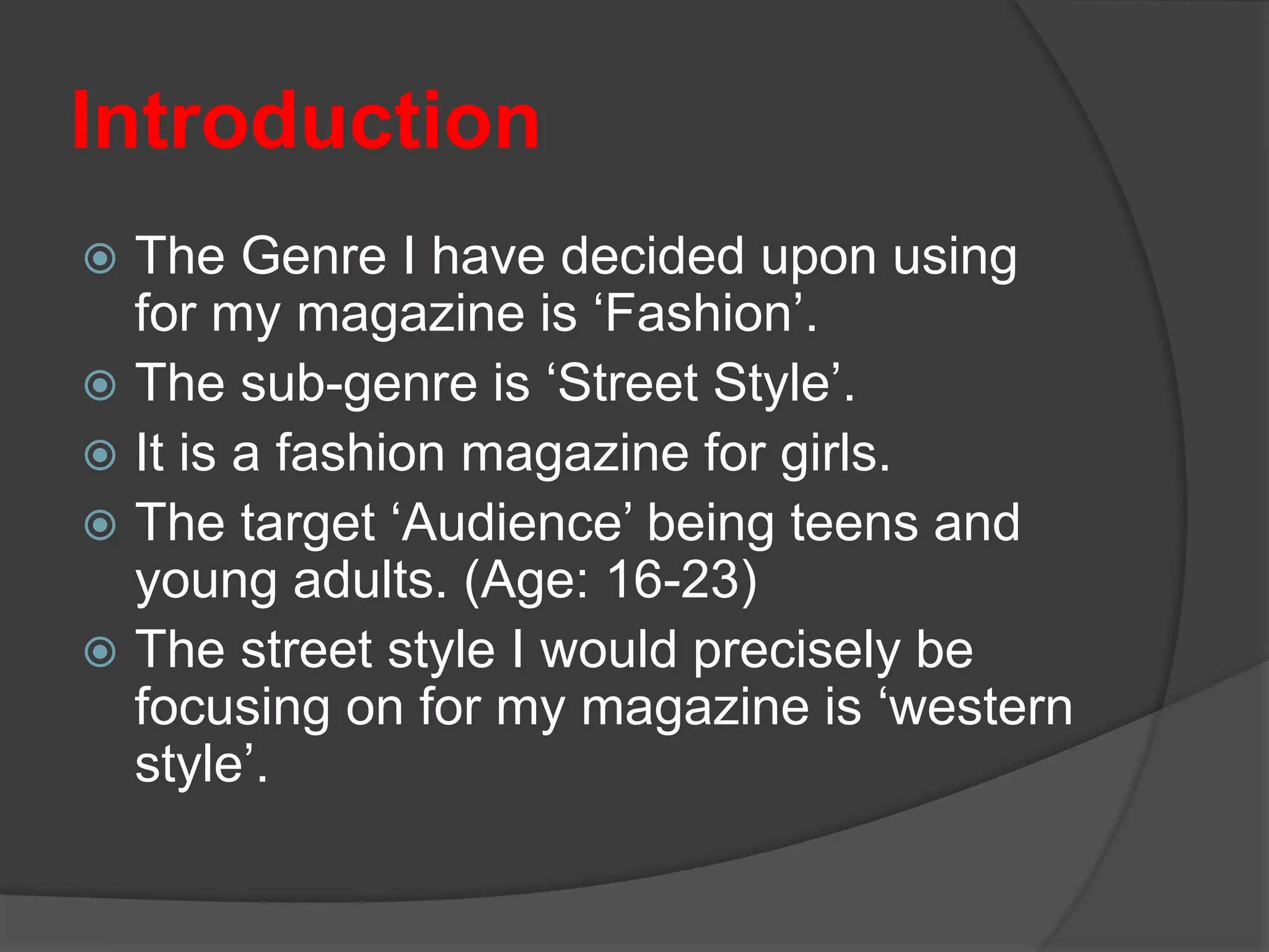 Extensive genre research (introduction) | PPTX