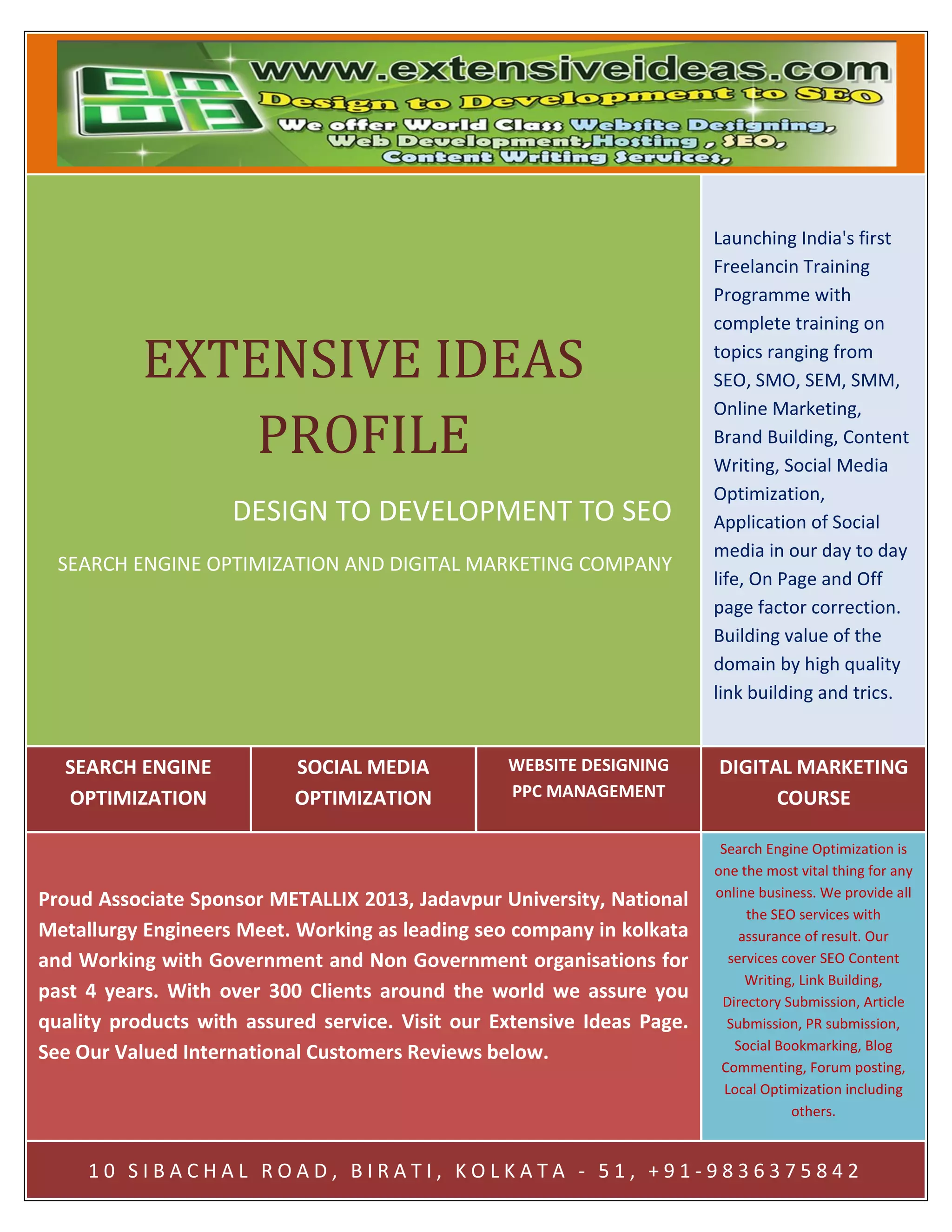 Extensive ideas profile | PDF