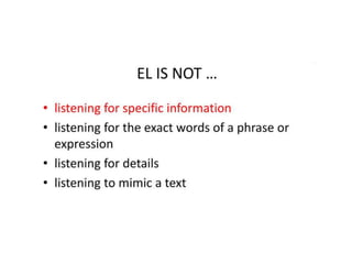 The Teaching of Extensive Listening Skill | PPTX