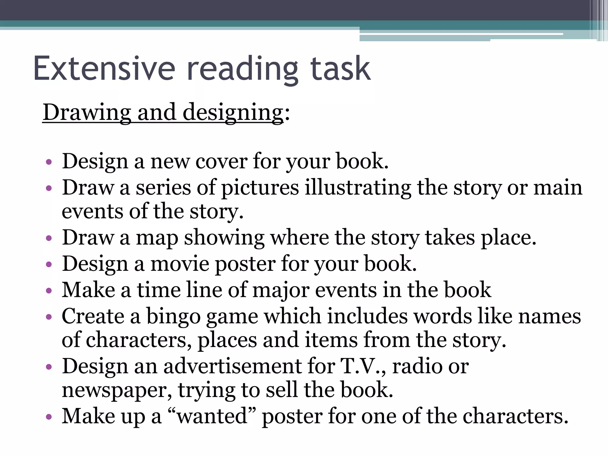 Extensive reading | PPT