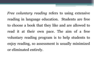Extensive reading | PPT